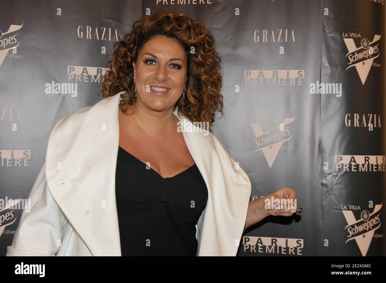 Marianne James arriving for the Paris Premiere Party held at The Villa ...