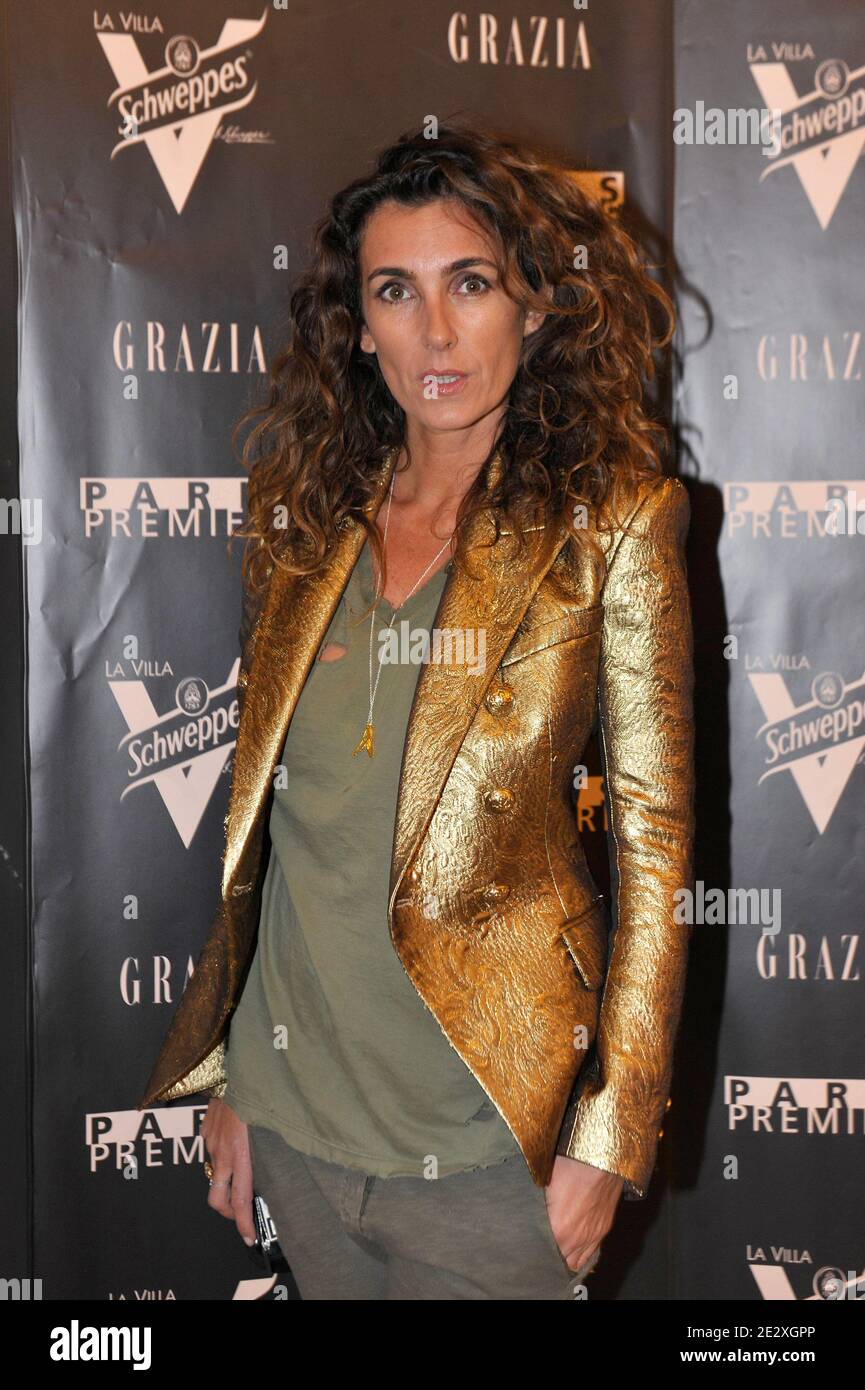 Mlle Agnes arriving for the Paris Premiere Party held at The Villa ...