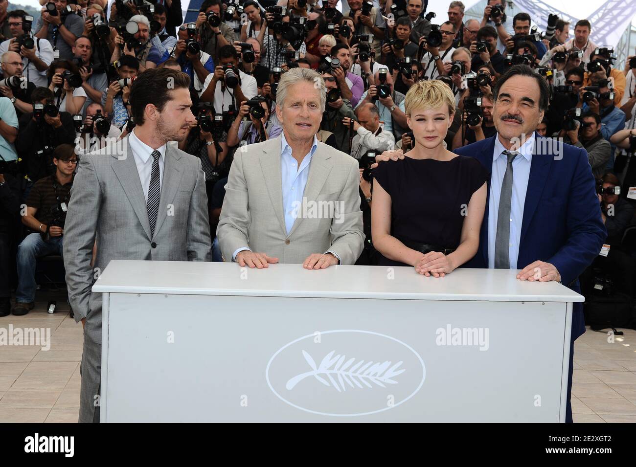 Shia LaBeouf, Michael Douglas, Carey Mulligan and Oliver Stone ...