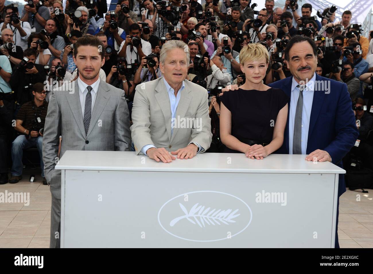 Shia LaBeouf, Michael Douglas, Carey Mulligan and Oliver Stone ...