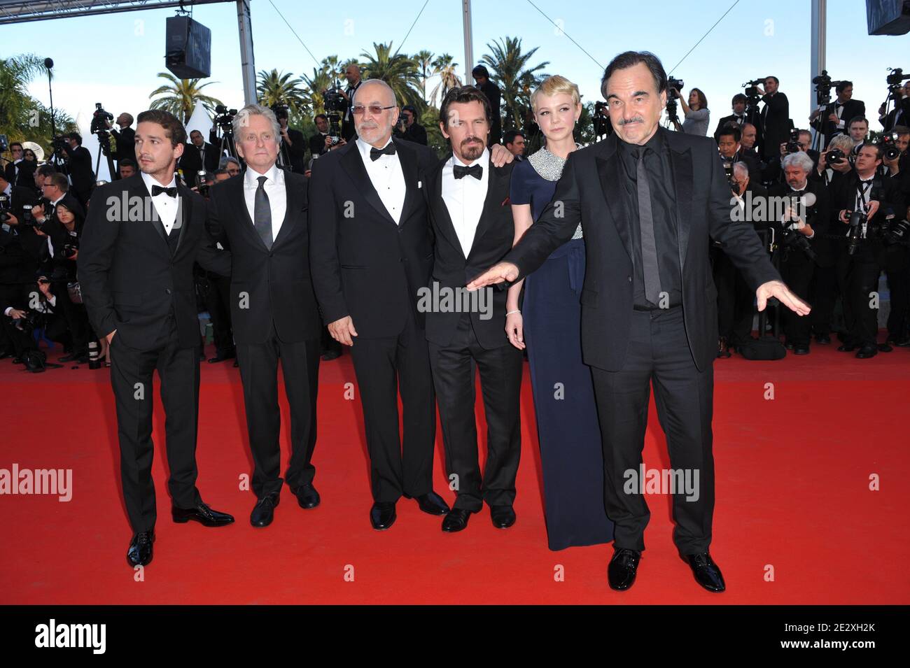 Actors Shia LaBeouf, Michael Douglas, Frank Langella, Josh Brolin ...