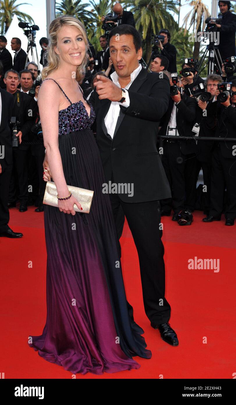 Dany Brillant and his girlfriend Nathalie Moury arriving at the ...
