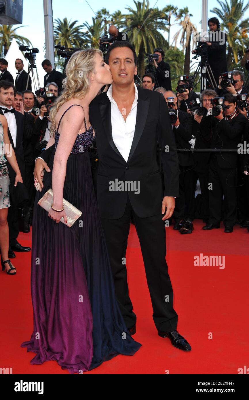 Dany Brillant and his girlfriend Nathalie Moury arriving at the ...