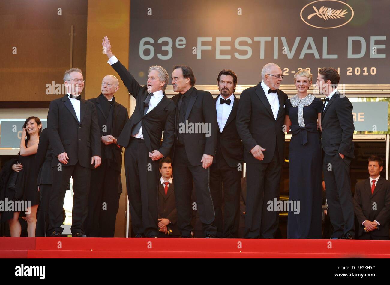 Actors Shia LaBeouf, Michael Douglas, Frank Langella, Josh Brolin ...