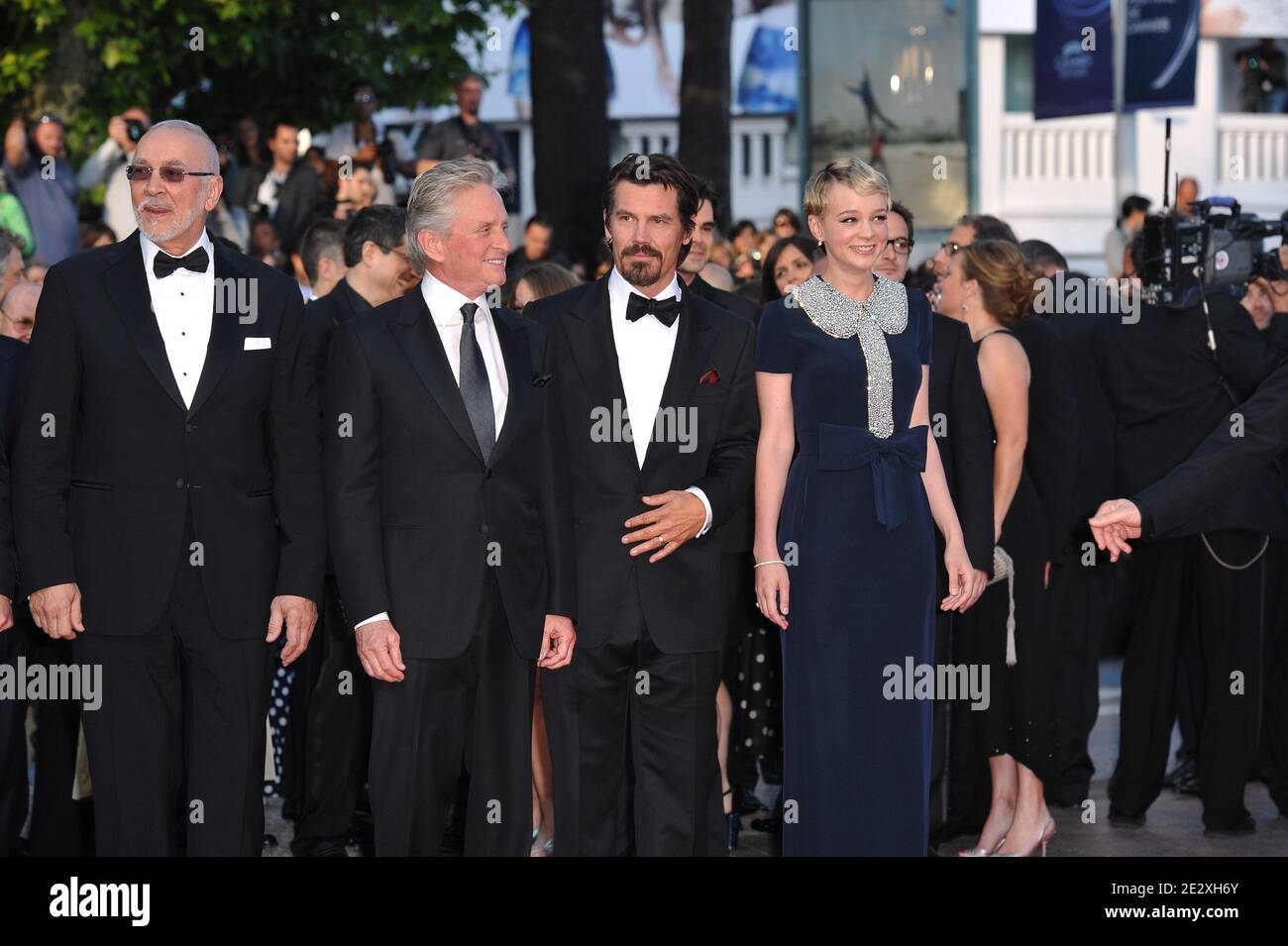 Actors Shia LaBeouf, Michael Douglas, Frank Langella, Josh Brolin ...