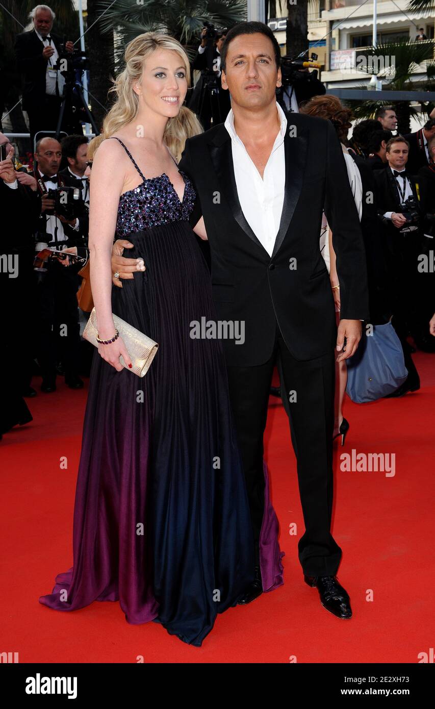 Dany Brillant and his girlfriend Nathalie Moury arriving at the ...