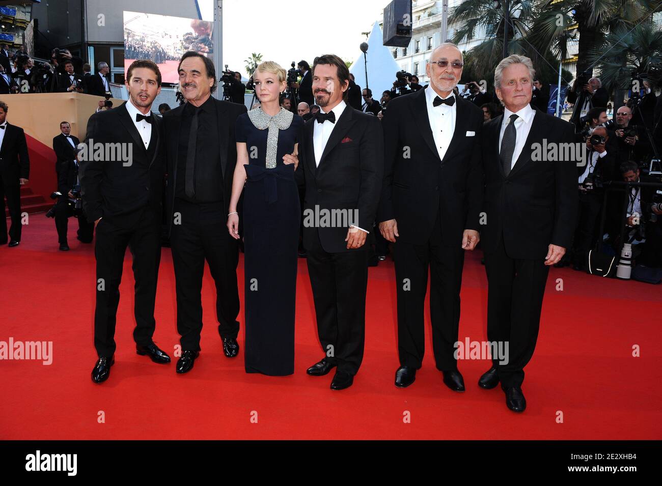 Actors Shia LaBeouf, Michael Douglas, Frank Langella, Josh Brolin ...
