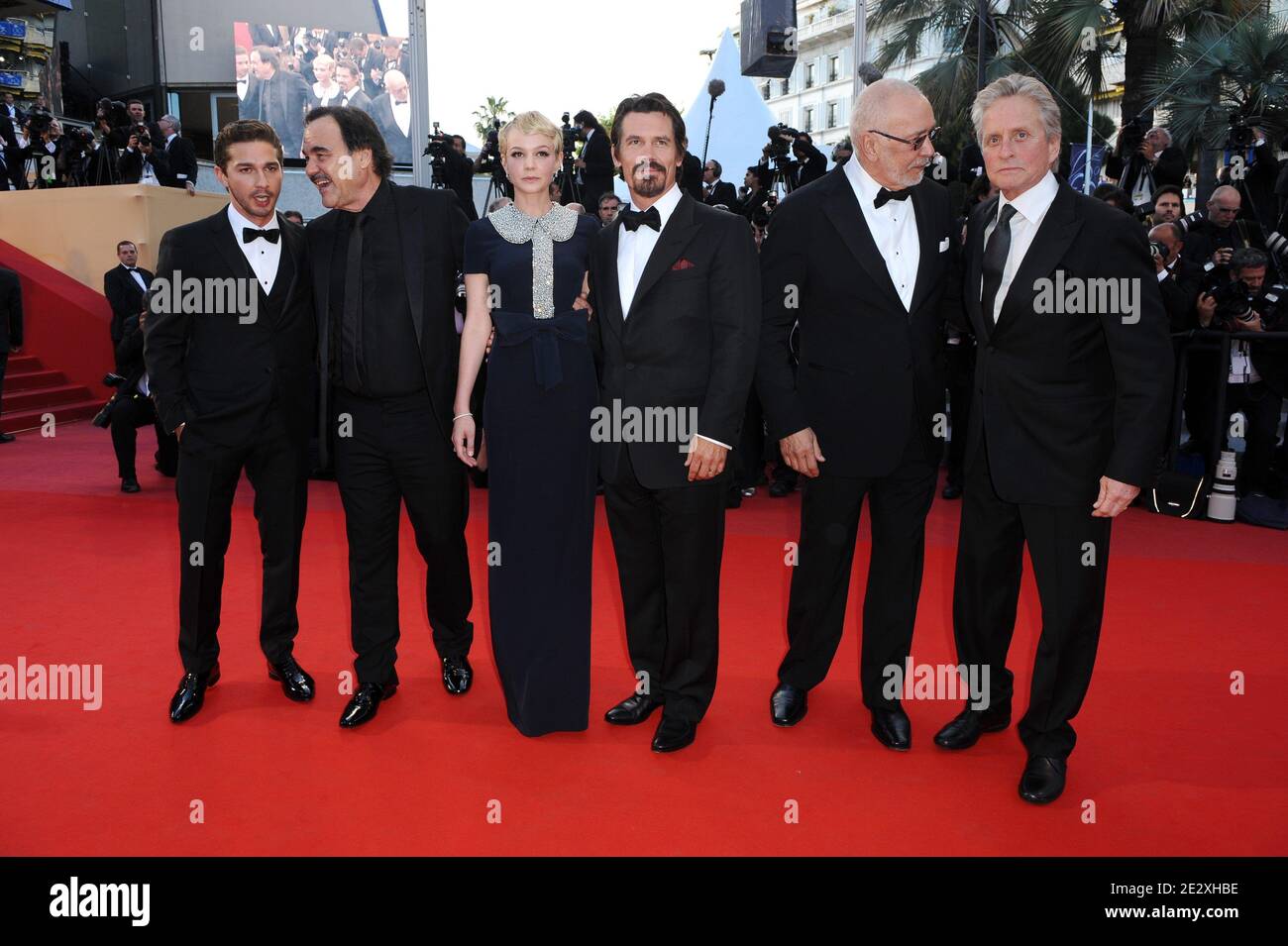 Actors Shia LaBeouf, Michael Douglas, Frank Langella, Josh Brolin ...