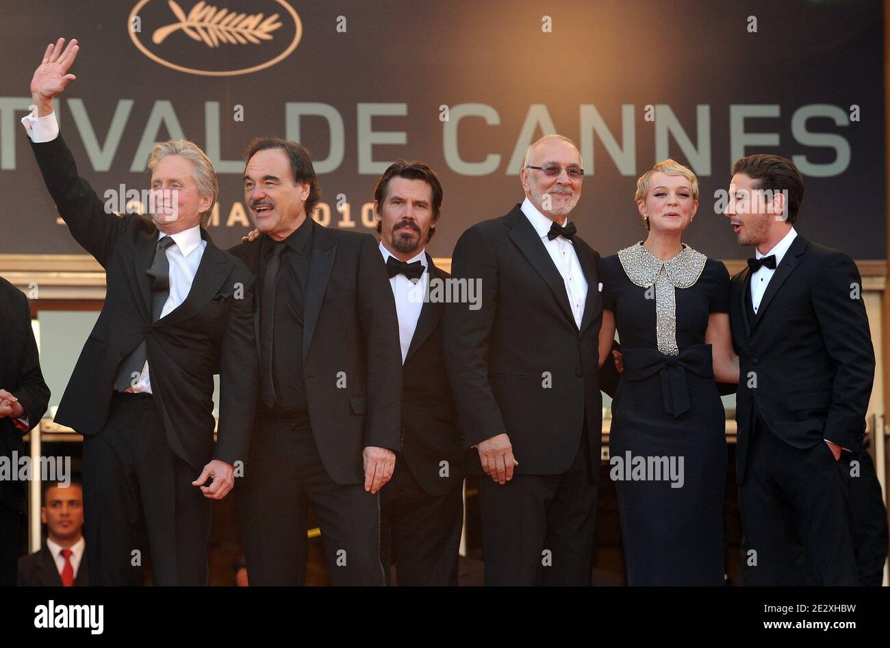 Actors Shia LaBeouf, Michael Douglas, Frank Langella, Josh Brolin ...