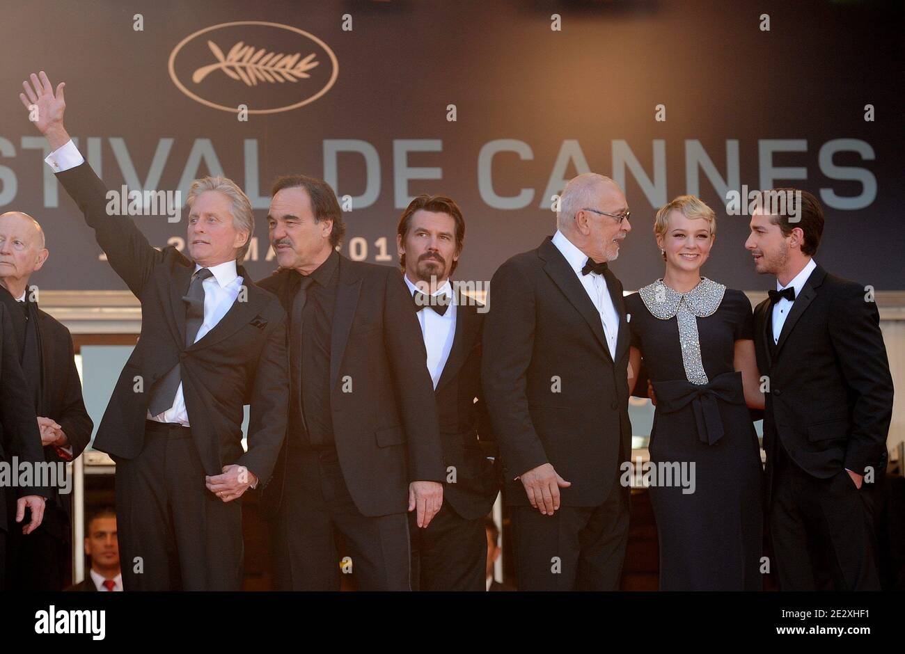 Actors Shia LaBeouf, Michael Douglas, Frank Langella, Josh Brolin ...