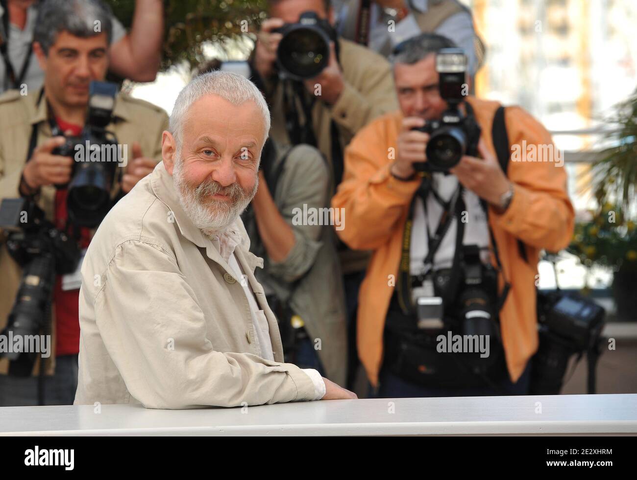 Director Mike Leigh attending the 'Another Year' Photocall during the ...