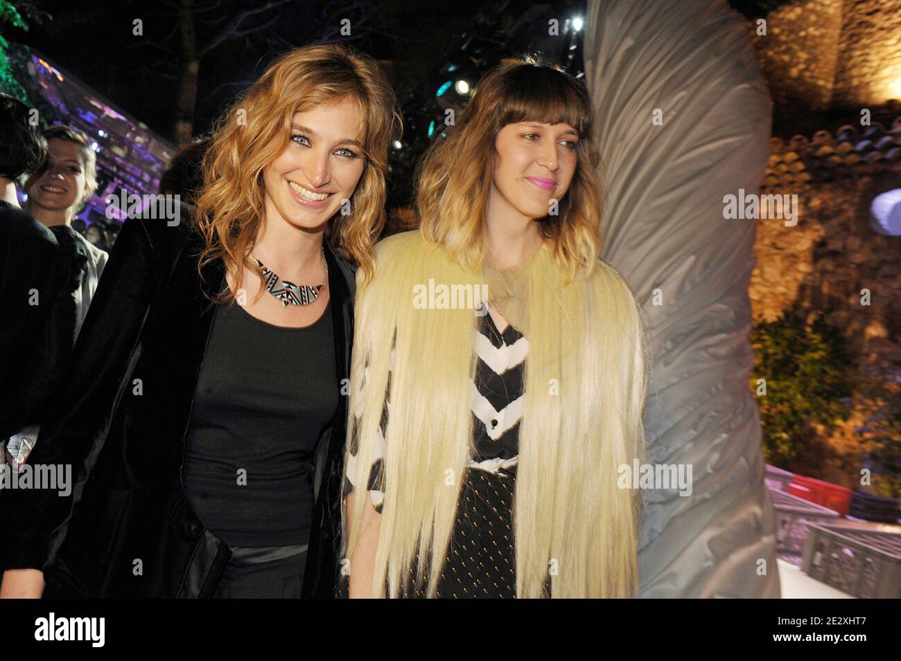Pauline Lefevre and Daphne Burki attending the Canal Plus channel party ...