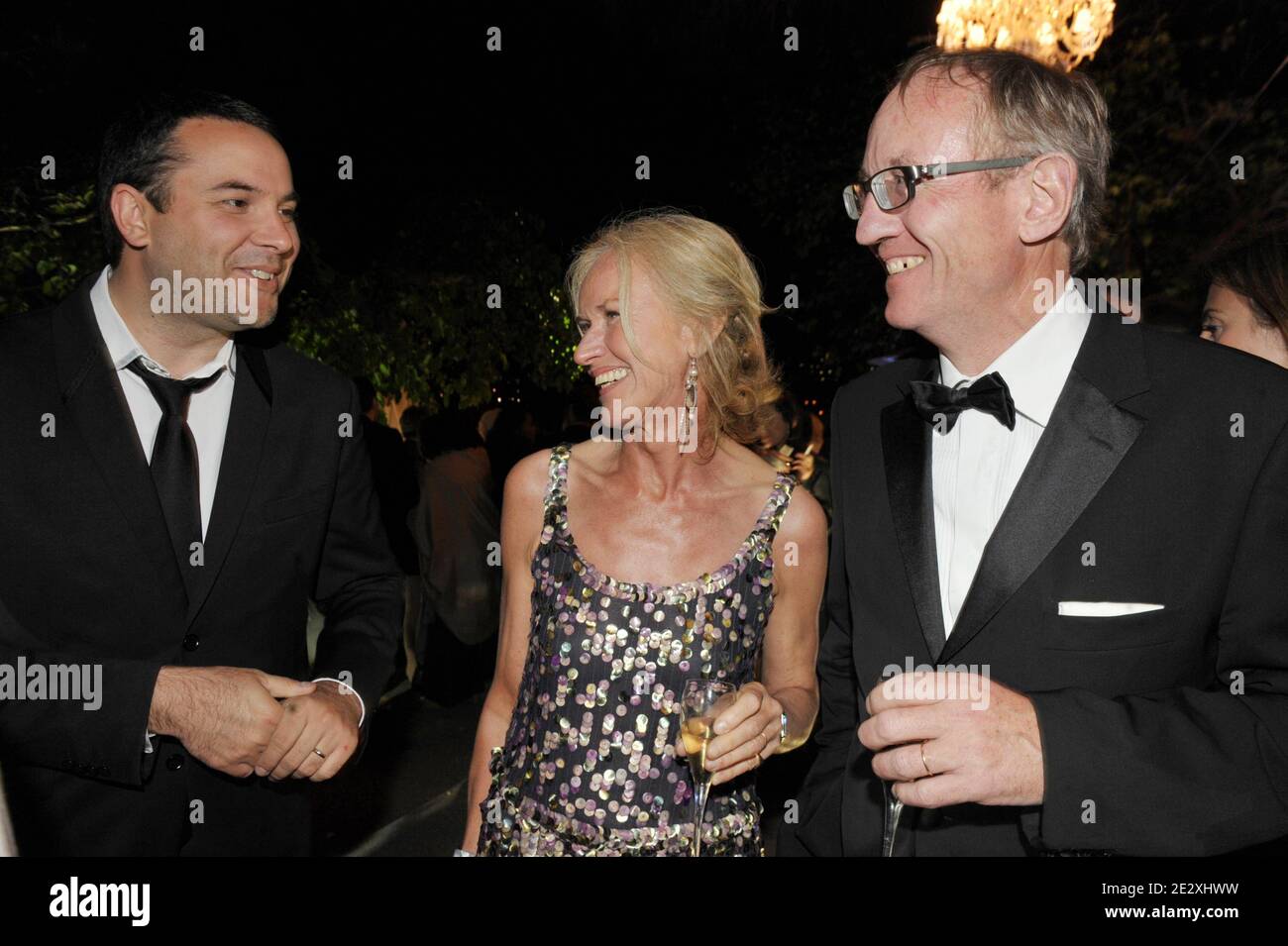 Bertrand Meheut and Bruce Toussaint attending the Canal Plus channel ...