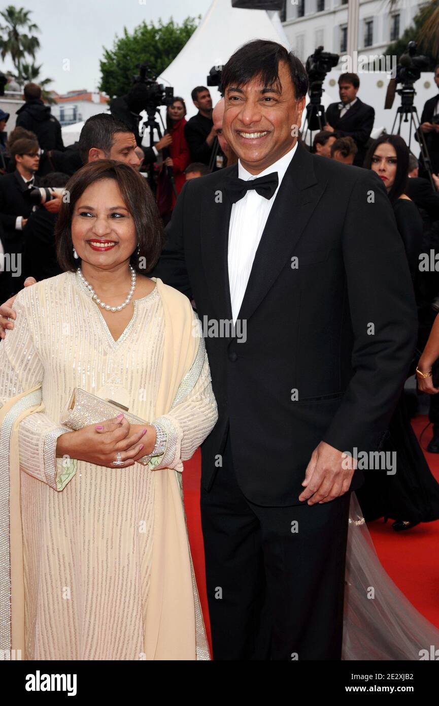 Lakshmi Mittal and his wife Usha arriving at the screening of 'You Will ...