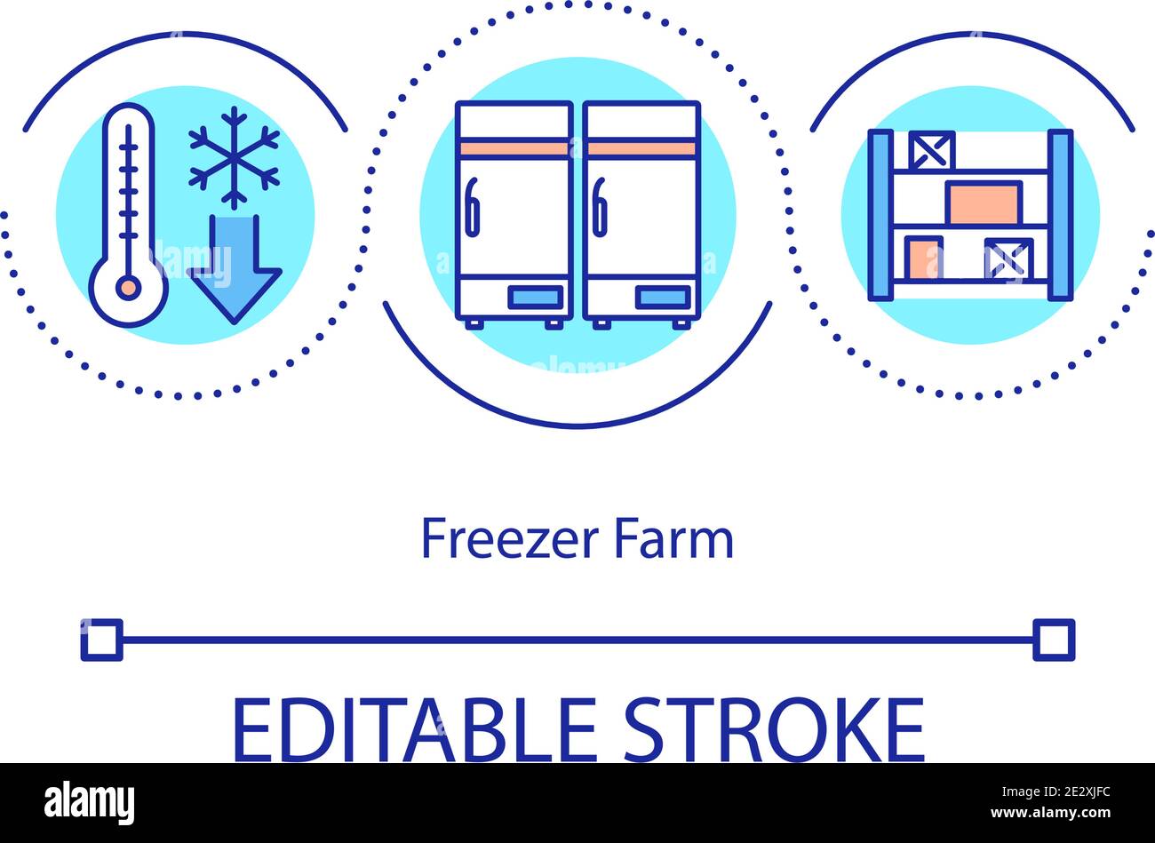 Freezer farm concept icon Stock Vector Image & Art - Alamy