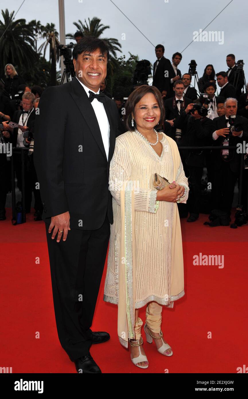 Lakshmi Mittal and his wife Usha arriving at the screening of 'You Will ...