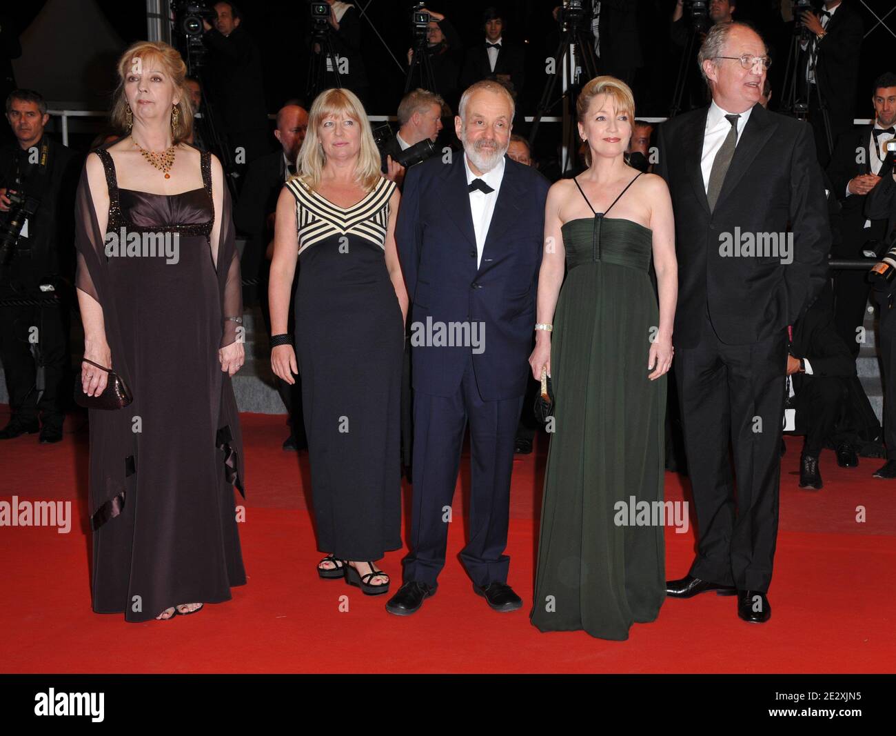 Lesley manville arriving hi-res stock photography and images - Alamy