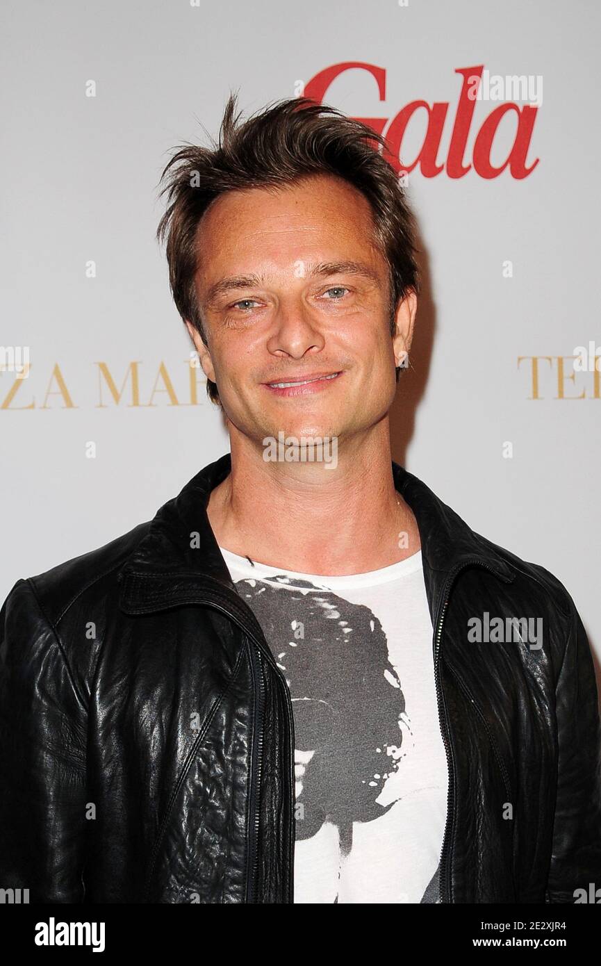David Hallyday attending the Gala party held at the Terrazza Martini ...