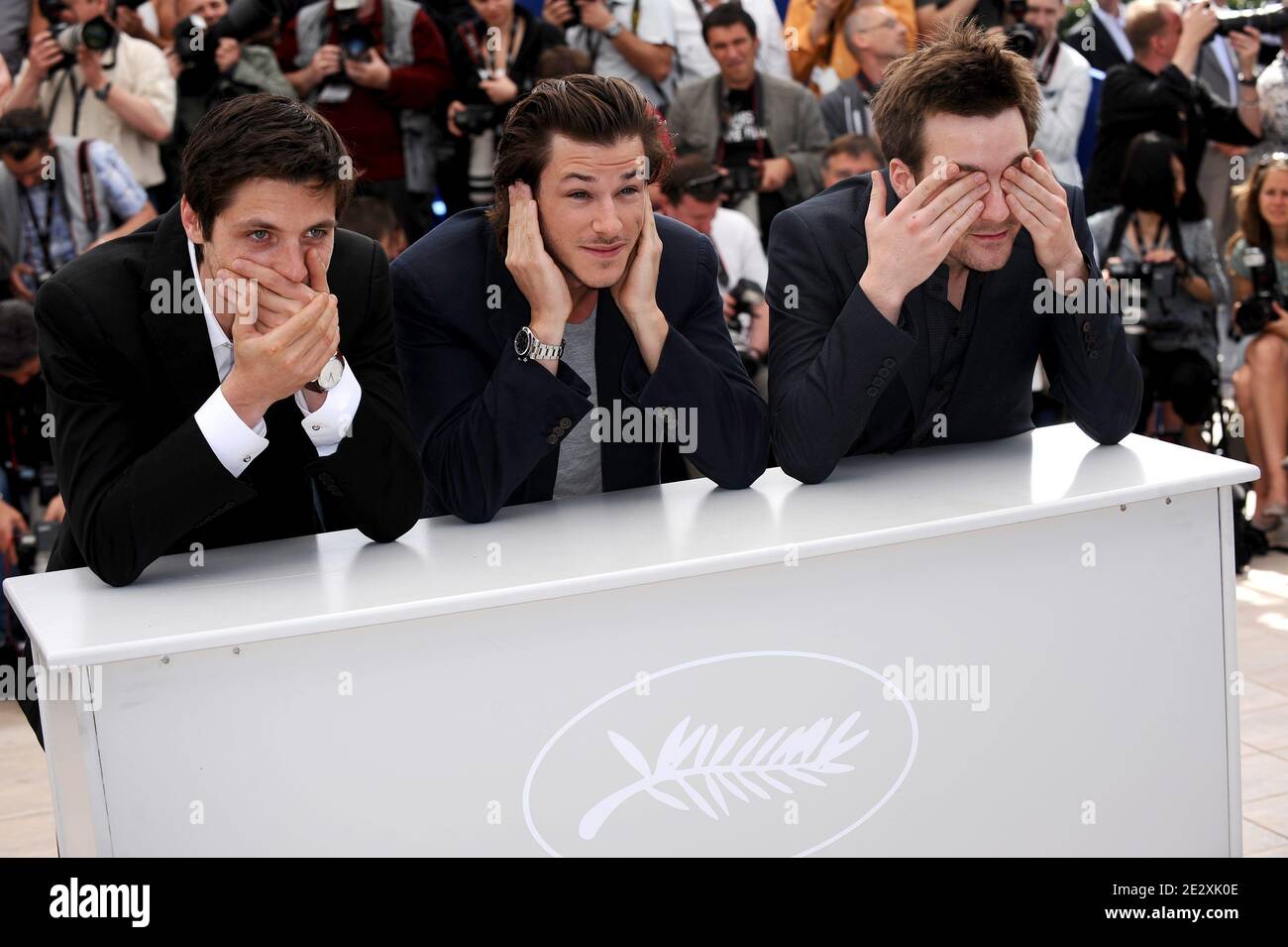 Raphael Personnaz, Gaspard Ulliel, Gregoire Leprince Ringuet attending ...