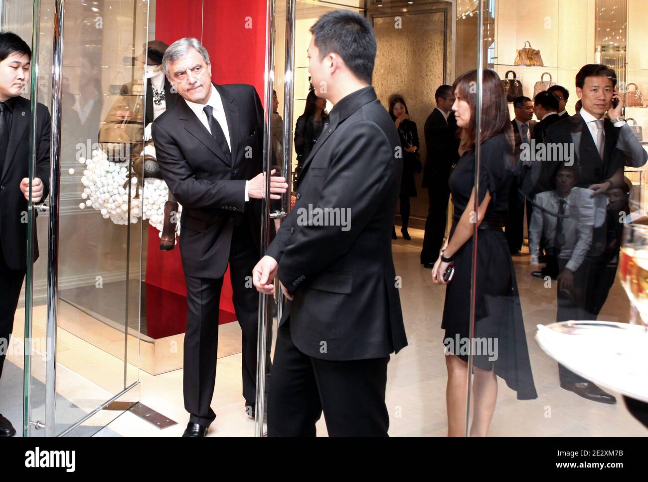 Dior CEO Sidney Toledano attends the Inauguration of the space Dior in ...