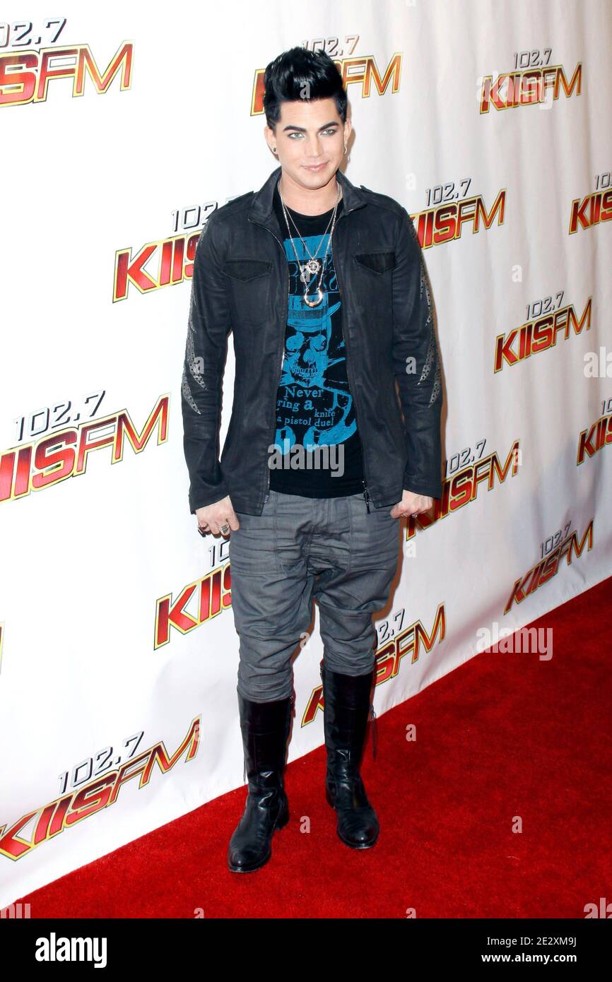 Adam Lambert arriving for KIIS FM's Wango Tango 2010 held at Staples ...
