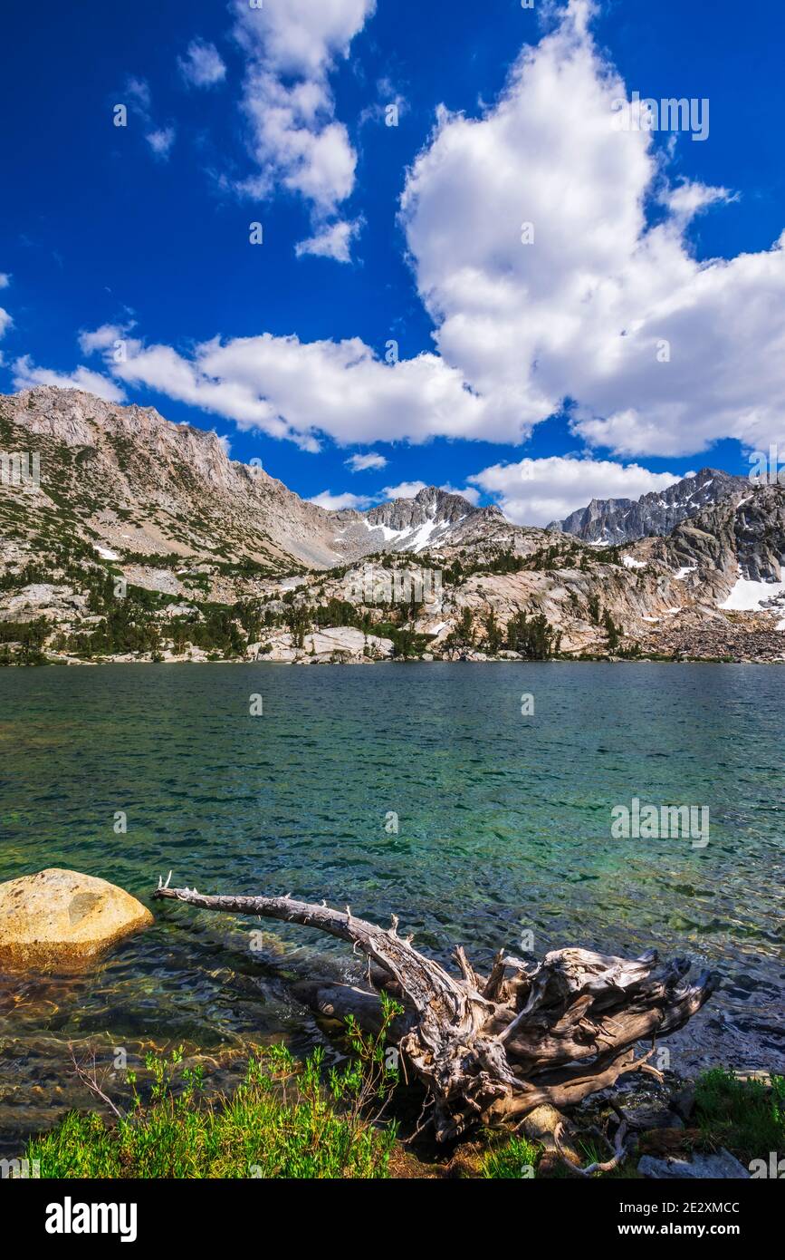 Treasure Lake under the Sierra Crest, John Muir Wilderness, Sierra ...