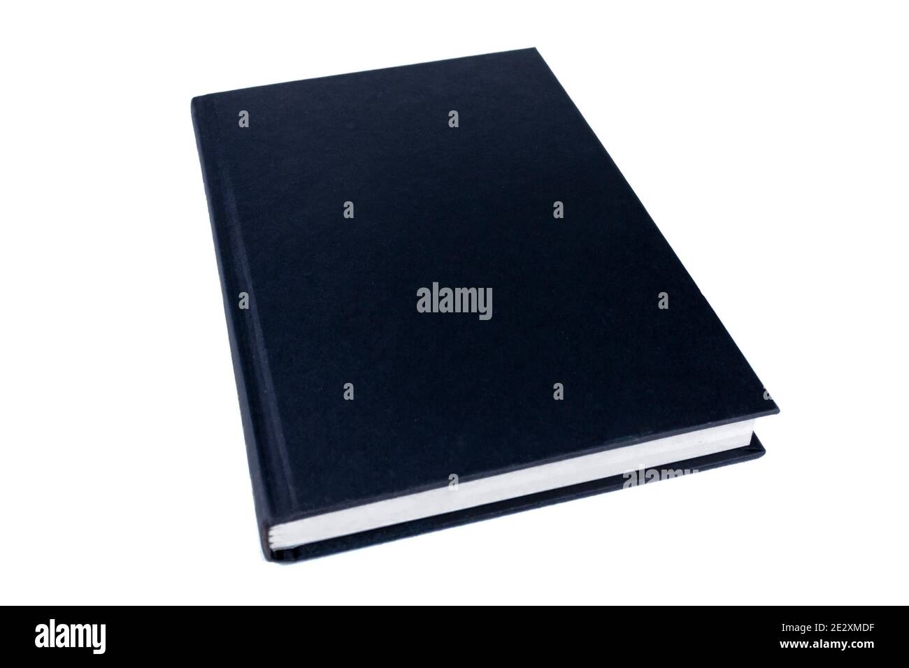 Black book cover on white background, perspective view Stock Photo - Alamy