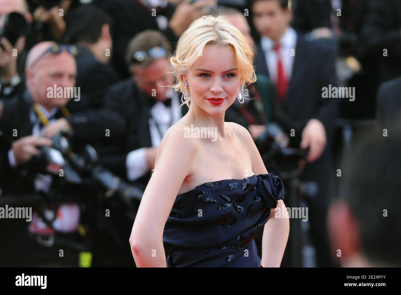 Swiss actress Helena Mattsson attends the screening of 'Biutiful ...