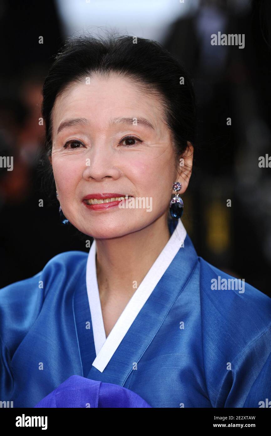 South Korean actress Yun Jung Hee arriving for the screening of 'Poetry ...