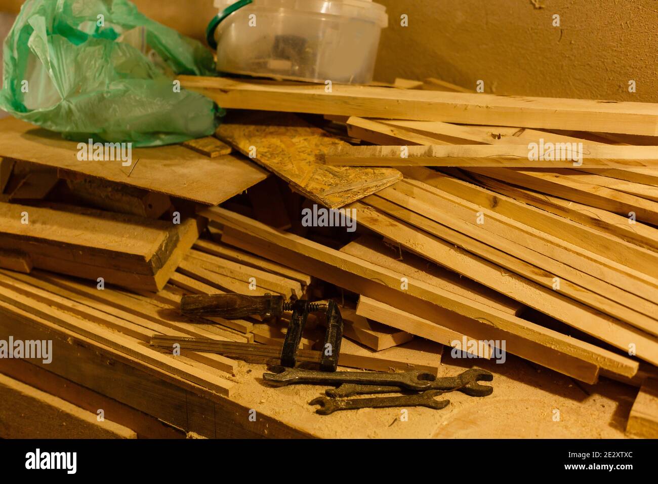 Furniture production in a carpenter's workshop Stock Photo - Alamy