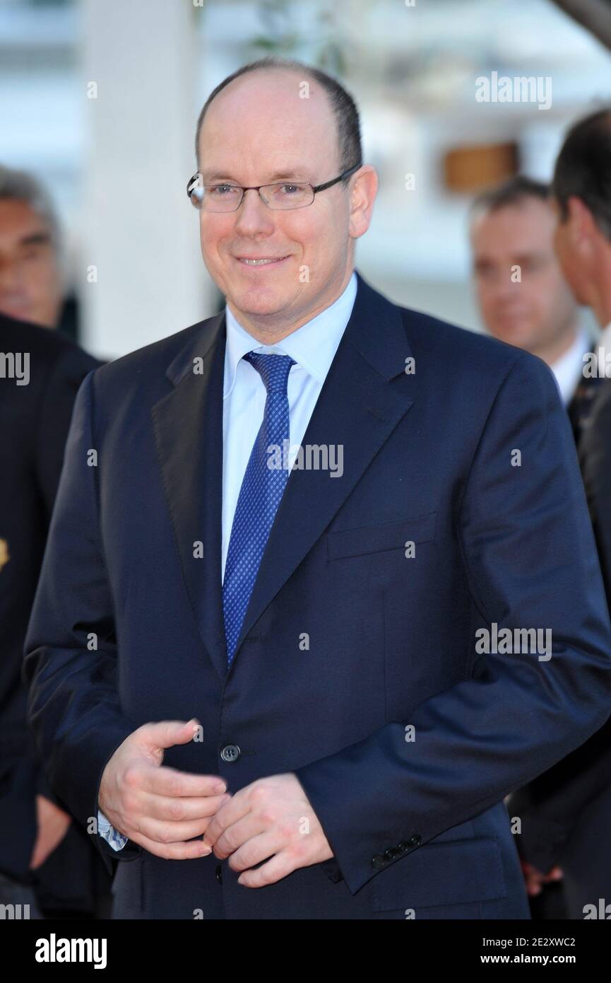 Prince Albert of Monaco attending the exhibition Graffiti held at the ...