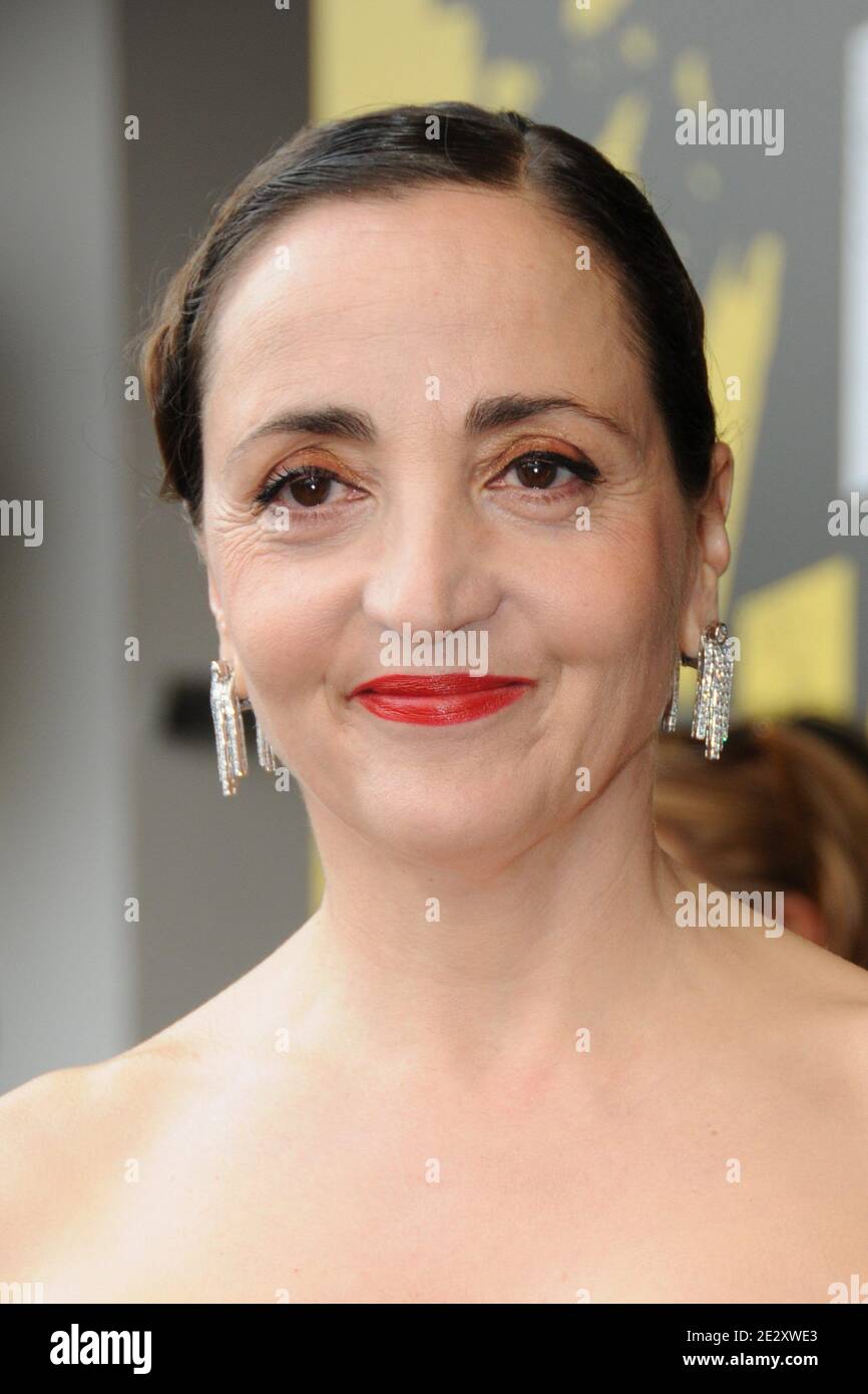 Dominique Blanc is pictured outside the Hotel Majestic during the 63rd ...