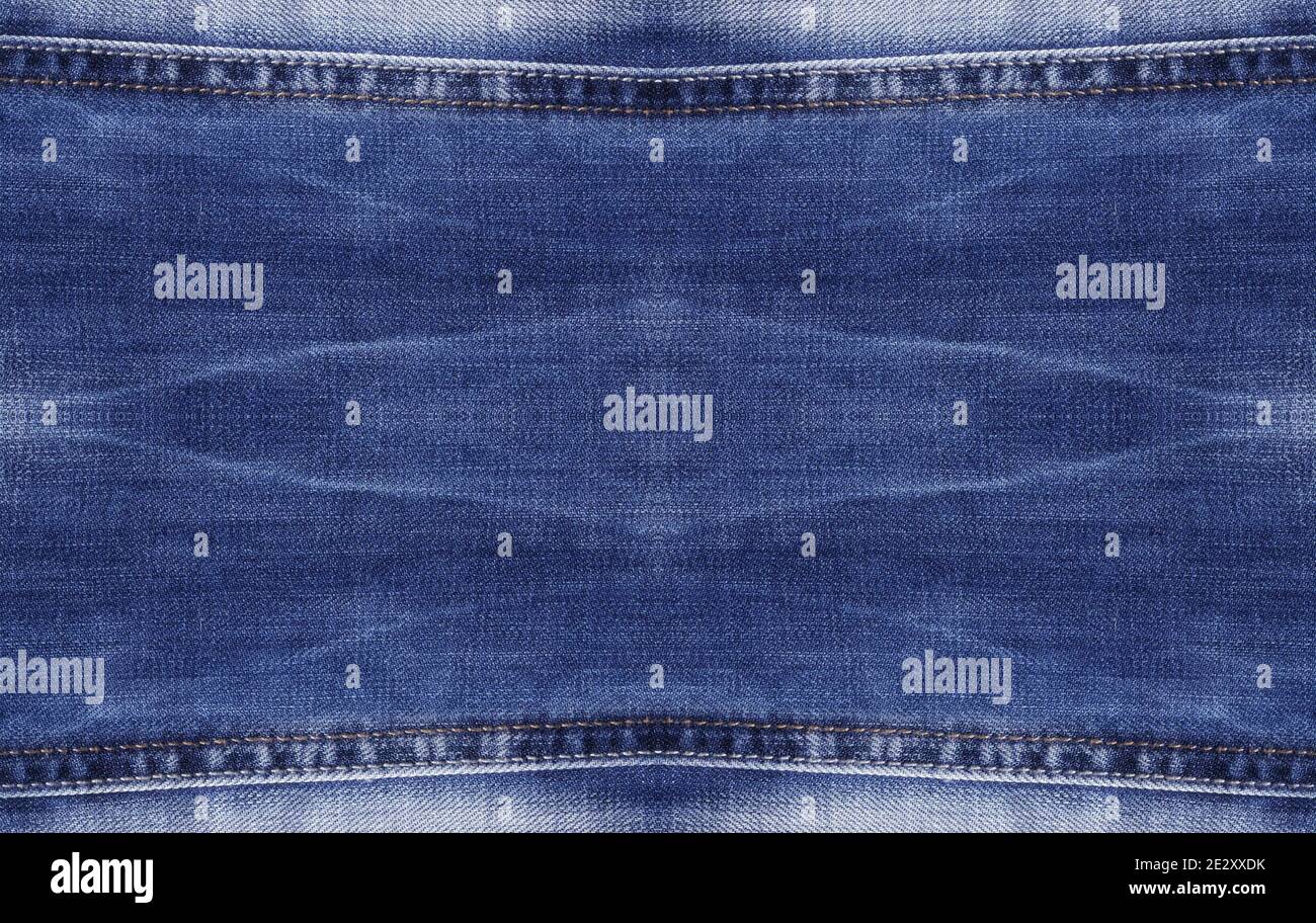Jeans design.Grunge jeans pattern with seams Stock Photo - Alamy
