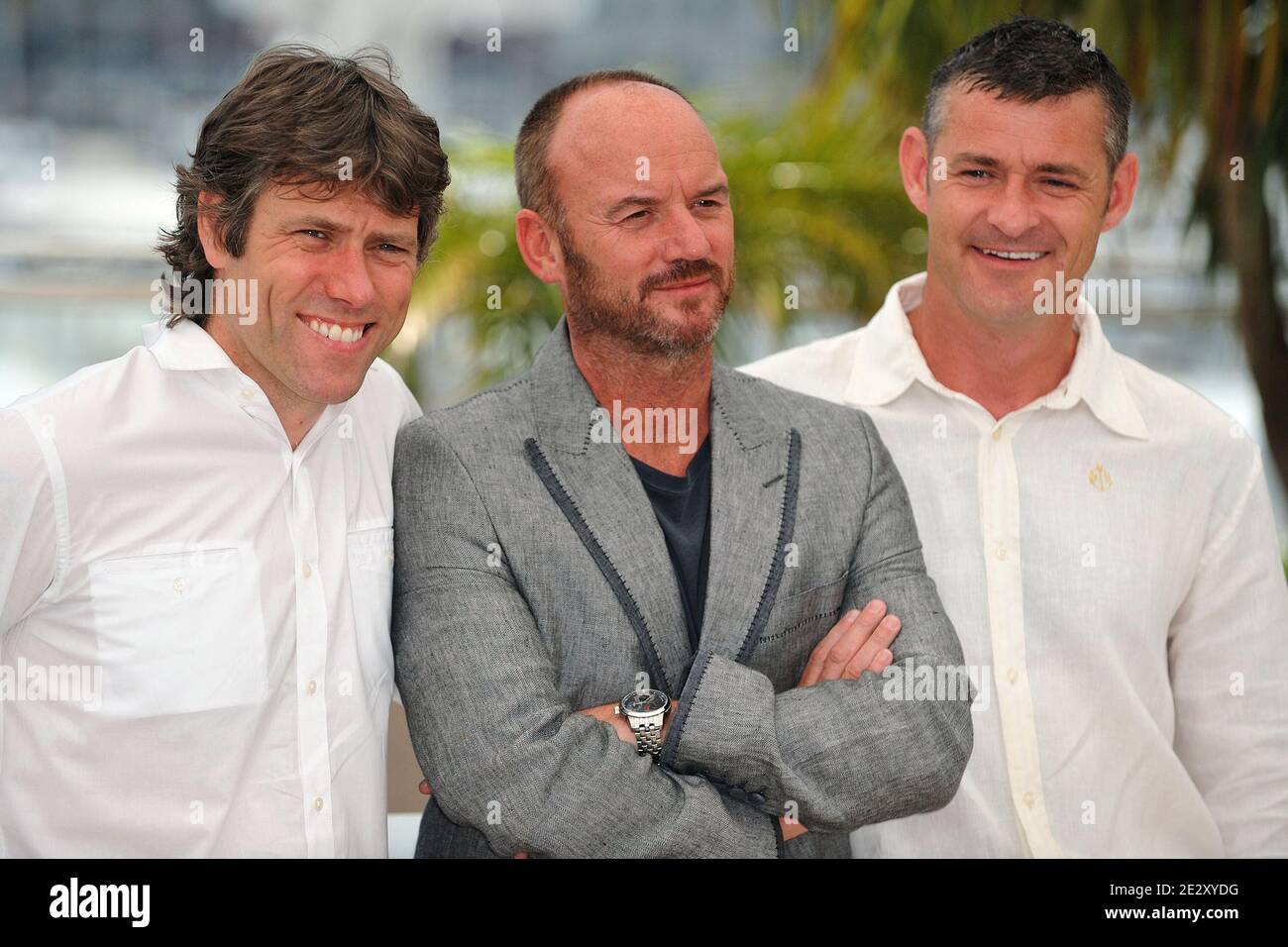 Mark Womack, John Bishop and Trevor Williams attends the 'Route Irish ...