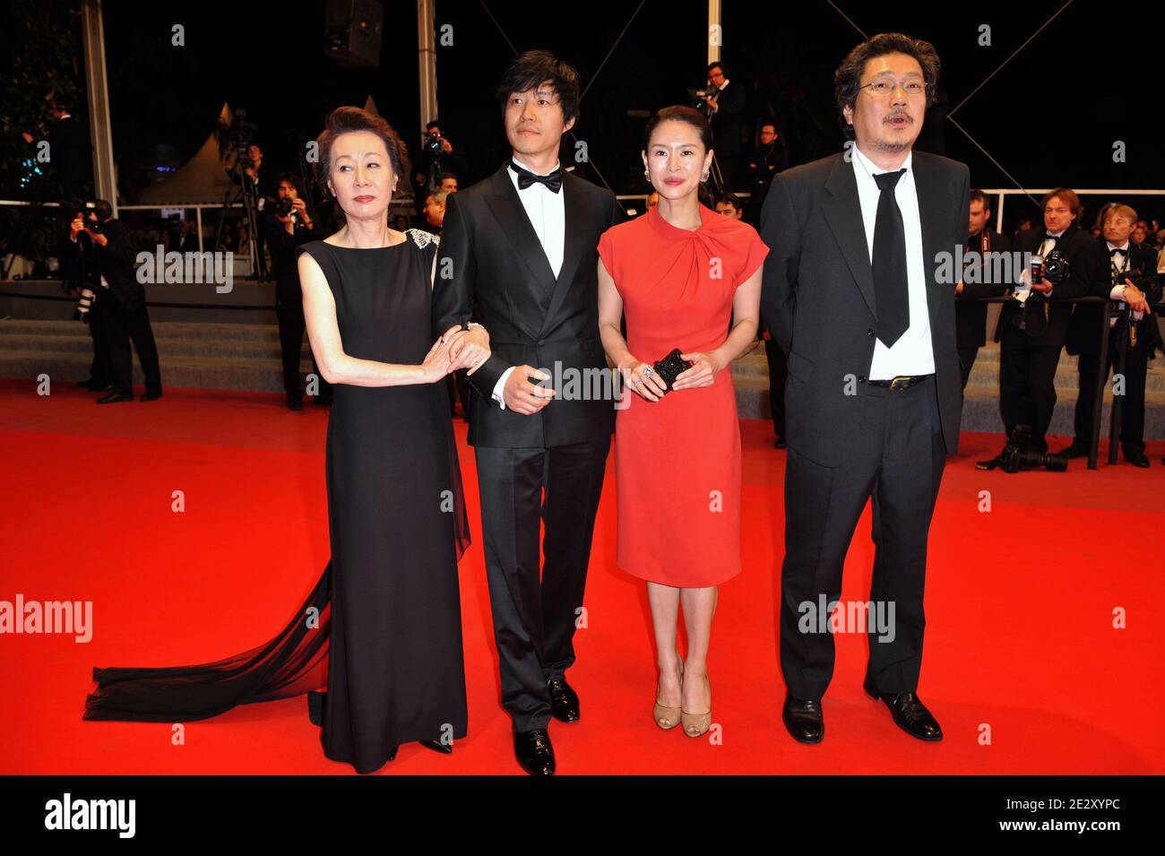 Yuh-Jung Youn, Joonsang Yu, Jiwon Ye, Sangsoo Hong attending the 'Uncle ...