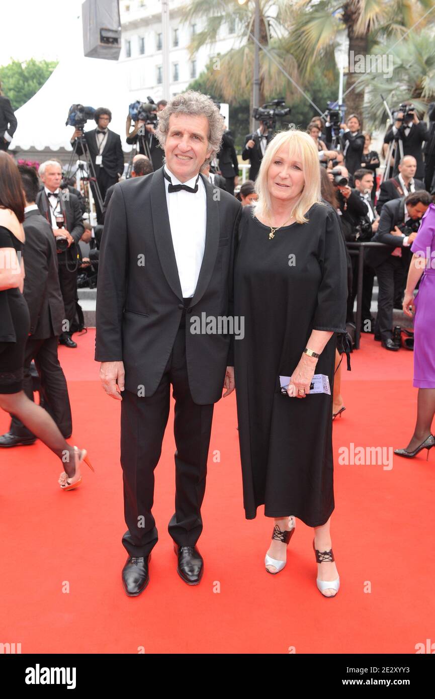 Gerard Leclerc and Julie arrive for the screening of 'Outside The Law ...