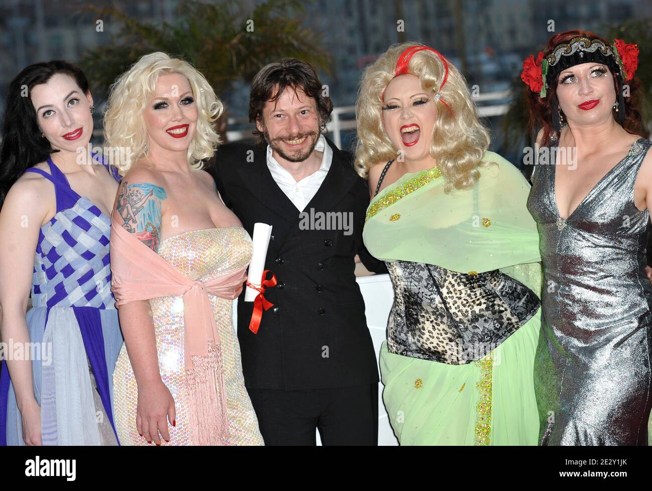 "Actresses Miranda Colclasure (Mimi Le Meaux), Linda Marraccini (Dirty ...