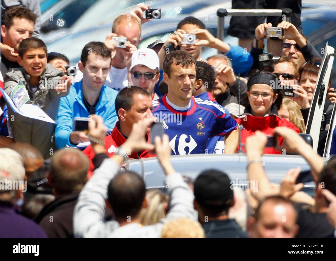 French national football team player Sebastien Squillaci with ...