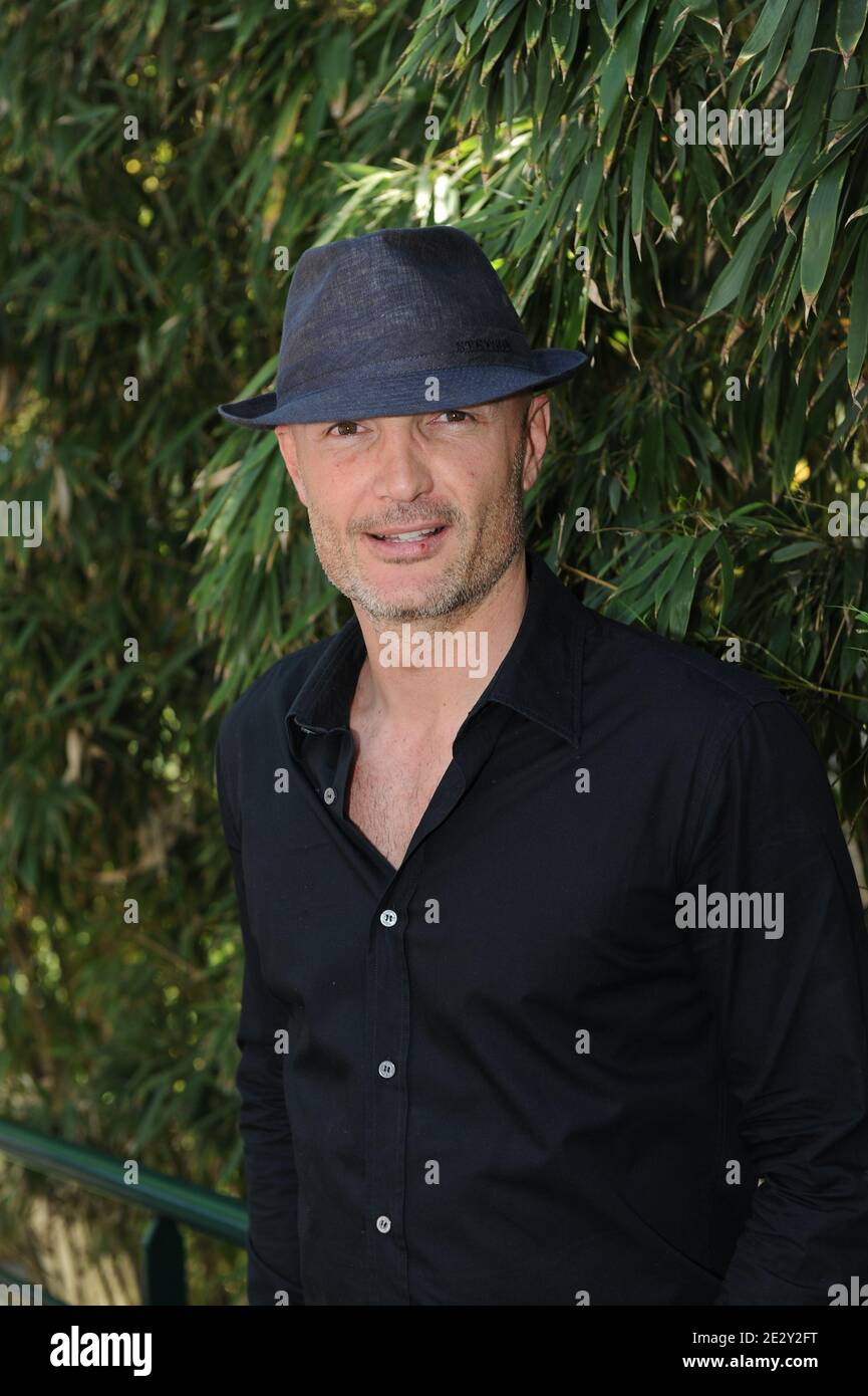 Franck Leboeuf attends the 2009 French Tennis Open at Roland Garros ...