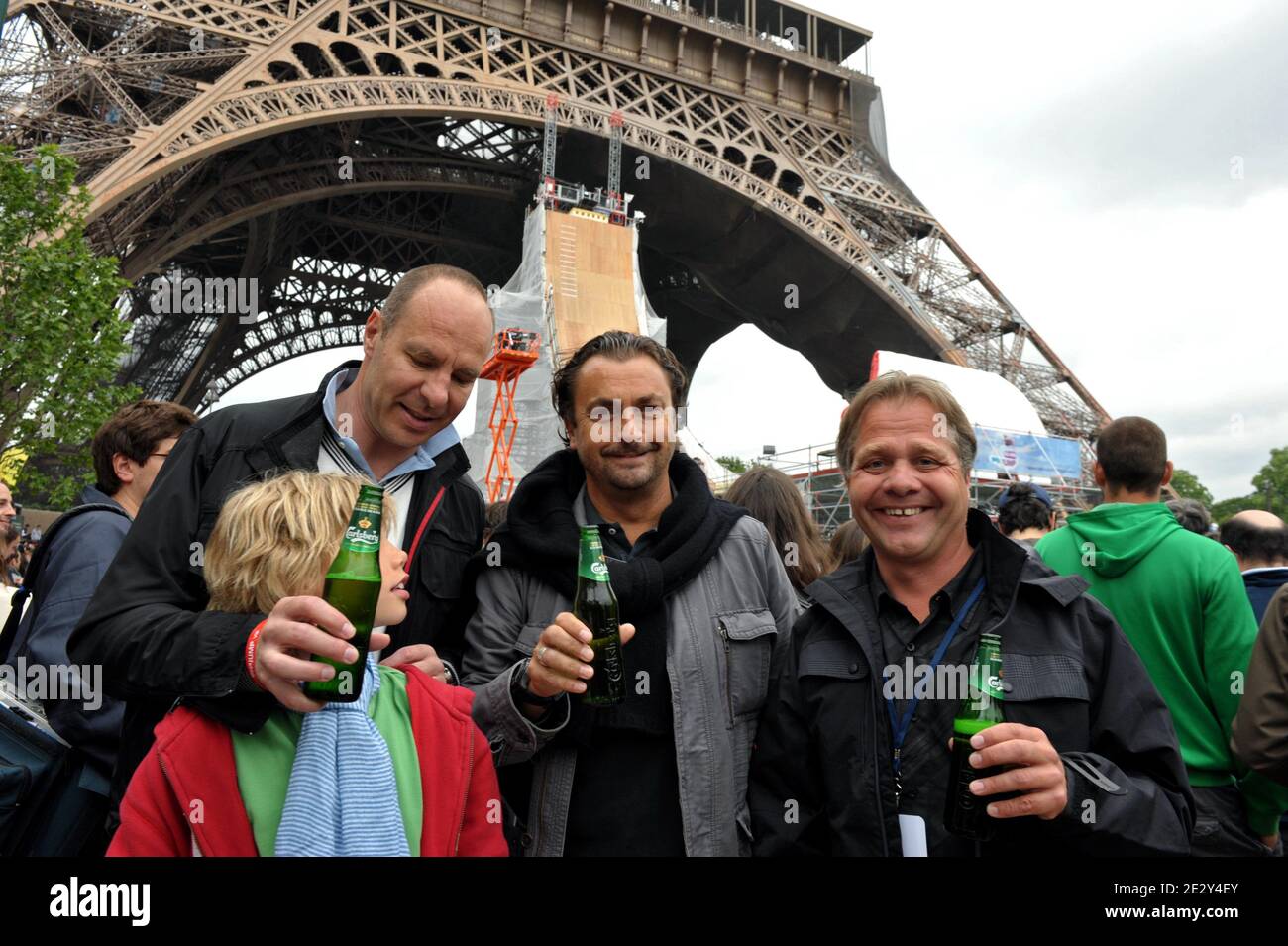 EXCLUSIVE. Henri Leconte and friends attend world Champion roller ...