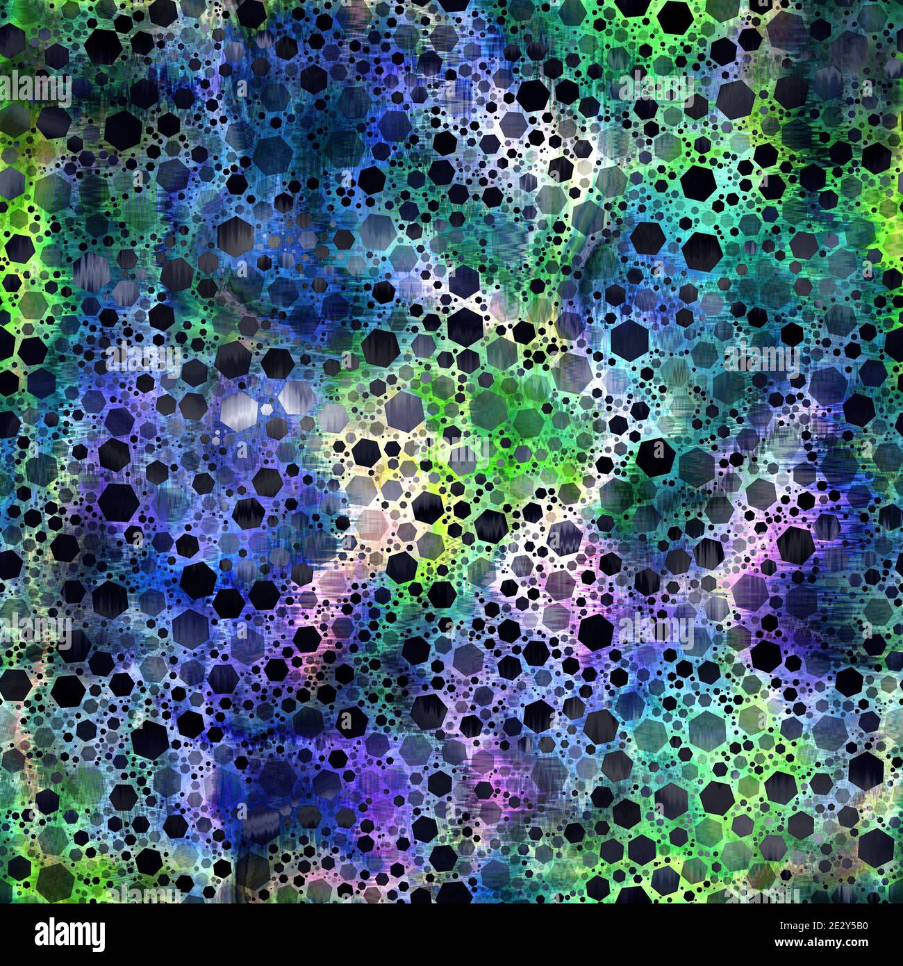 Seamless abstract color blobs with terrazzo overlay Stock Photo - Alamy