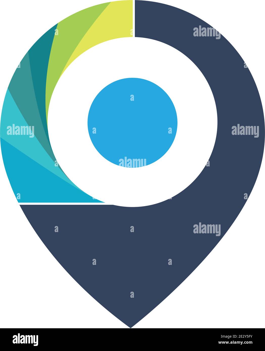 map point location pin vector icon for mapping and satellite allocation ...