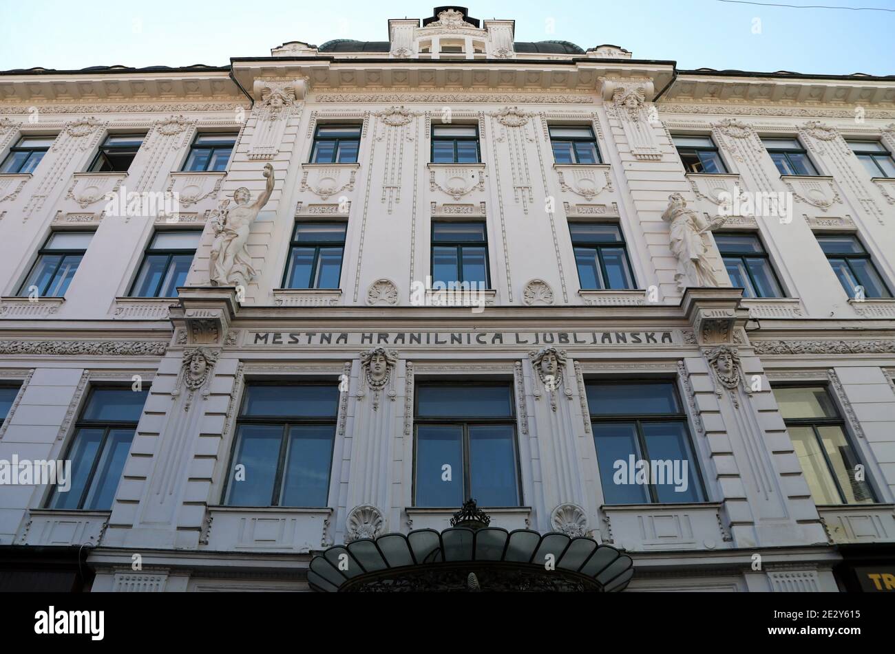 Viennese Secession style architecture in Ljubljana Stock Photo - Alamy