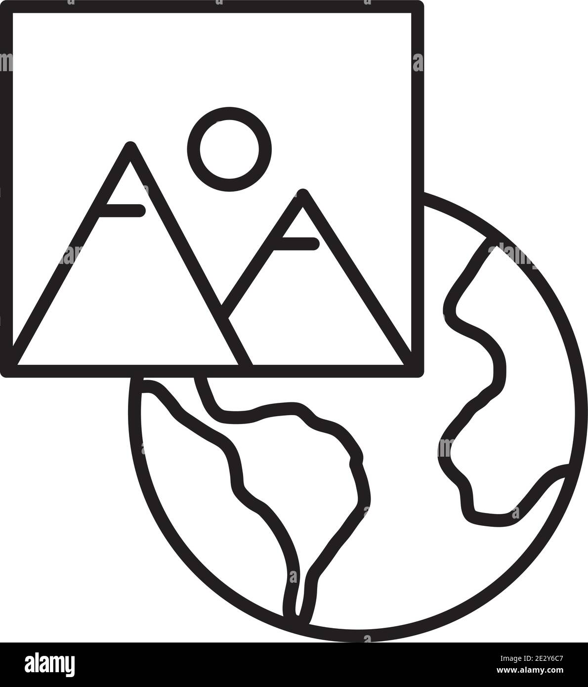 Earth exhibit Black and White Stock Photos & Images - Alamy