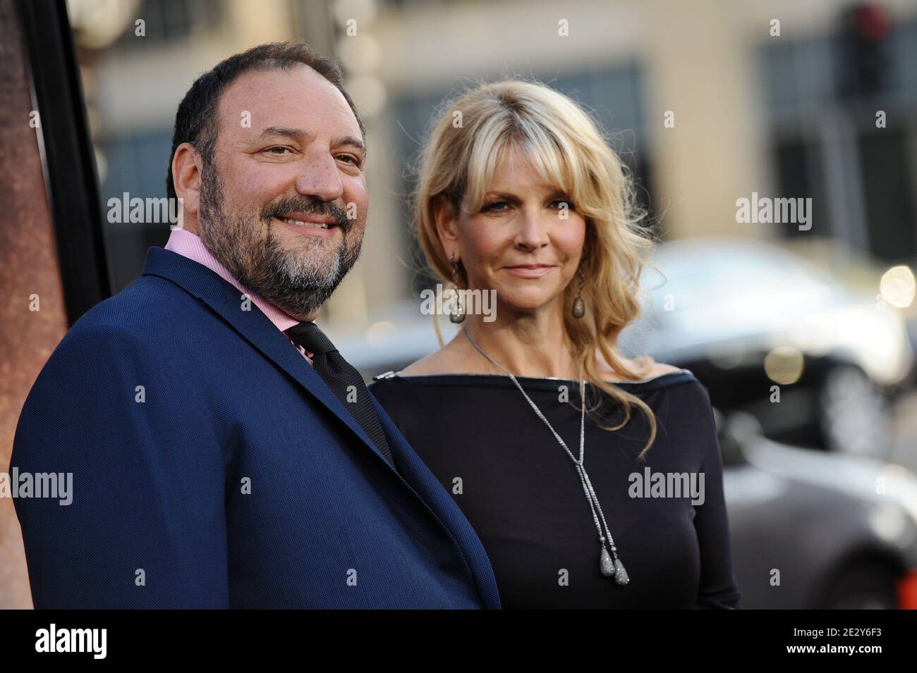 Joel Silver and wife arriving for the premiere of Warner Bros. Pictures ...