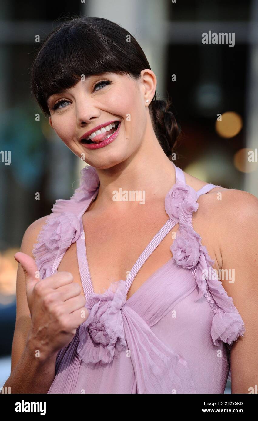 Delphine Chaneac arriving for the premiere of Warner Bros. Pictures ...