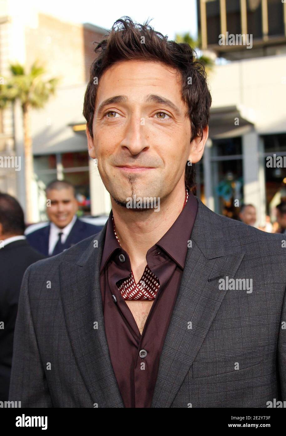 Adrien Brody arriving for the premiere of Warner Bros. Pictures ...