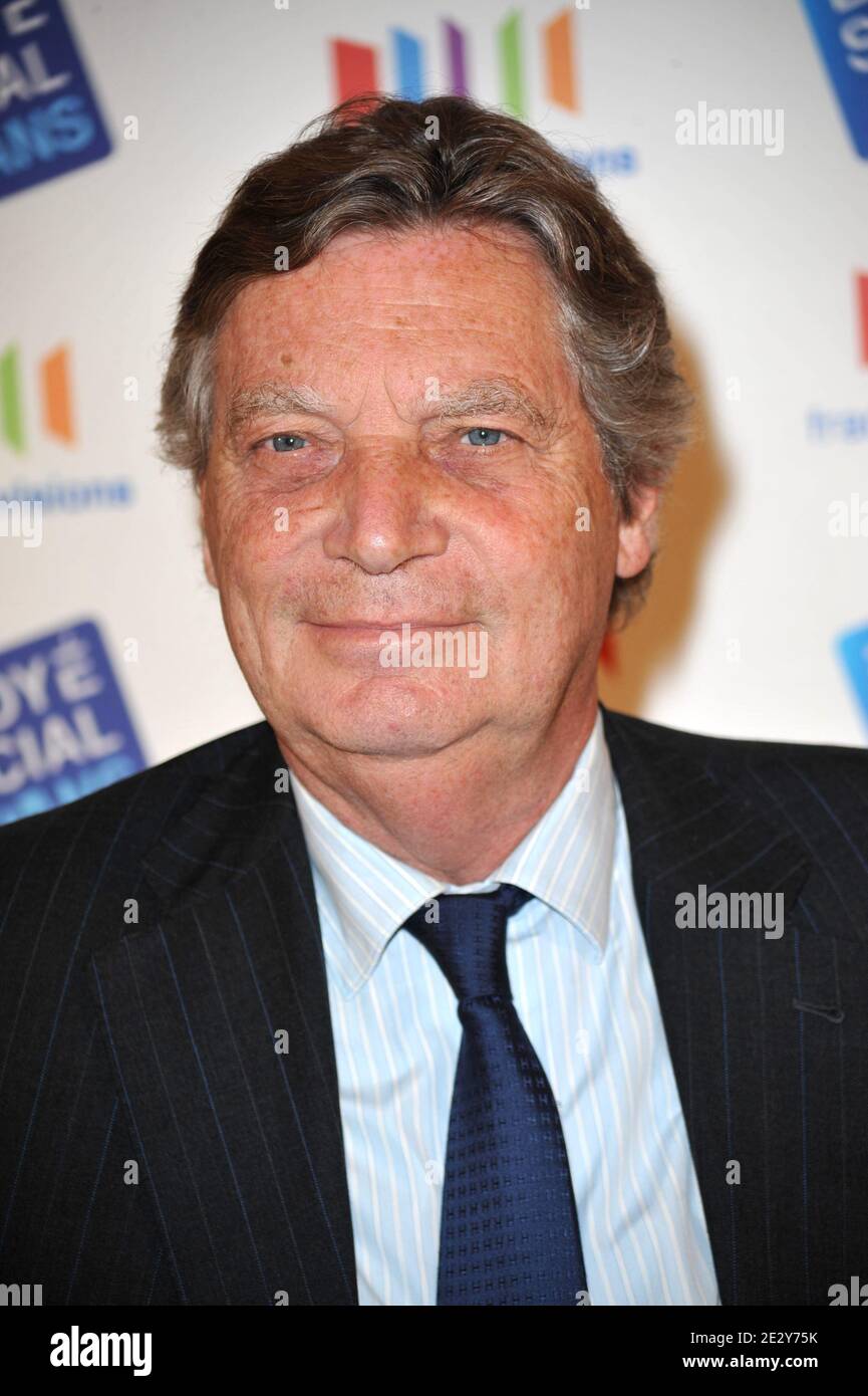 Patrice Duhamel arriving for the 20th anniversary party of France 2 TV ...