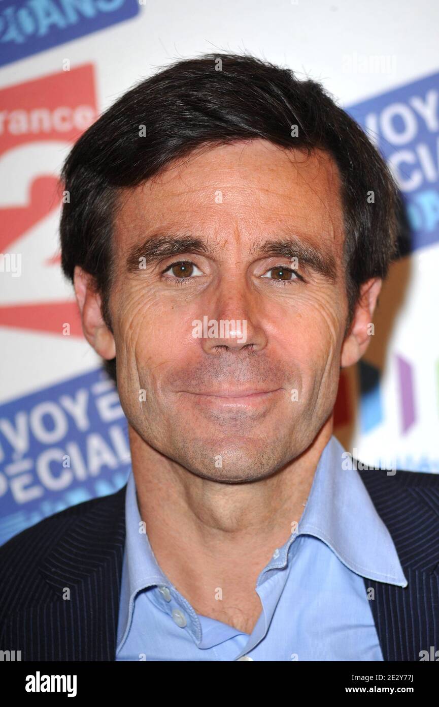 David Pujadas arriving for the 20th anniversary party of France 2 TV ...