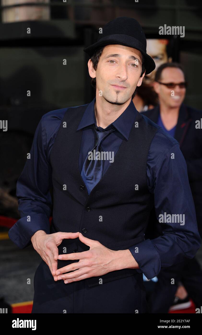 Adrien Brody arriving for the L.A. premiere of 20th Century Fox's 'The ...